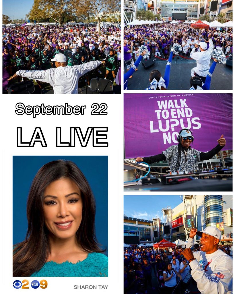 Walk to End Lupus at LA Live w/ CBS News Anchor Sharon Tay - Dion Jackson